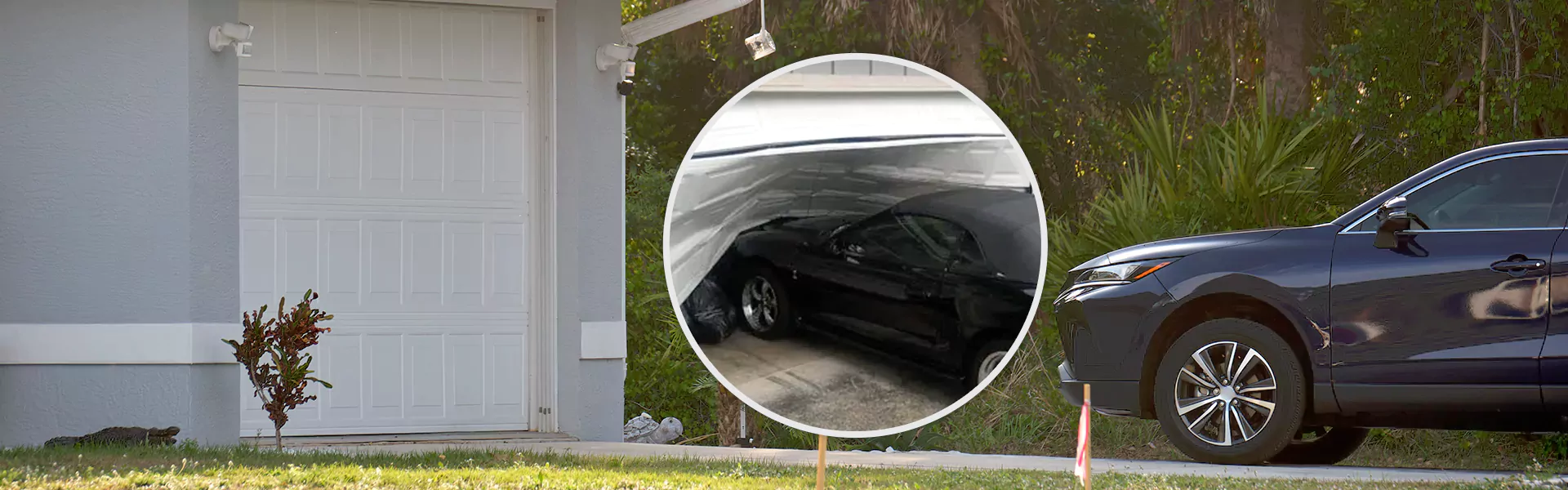Garage Door Got Hit By A Car Skokie, IL | Car Hit Garage Door Repair ...